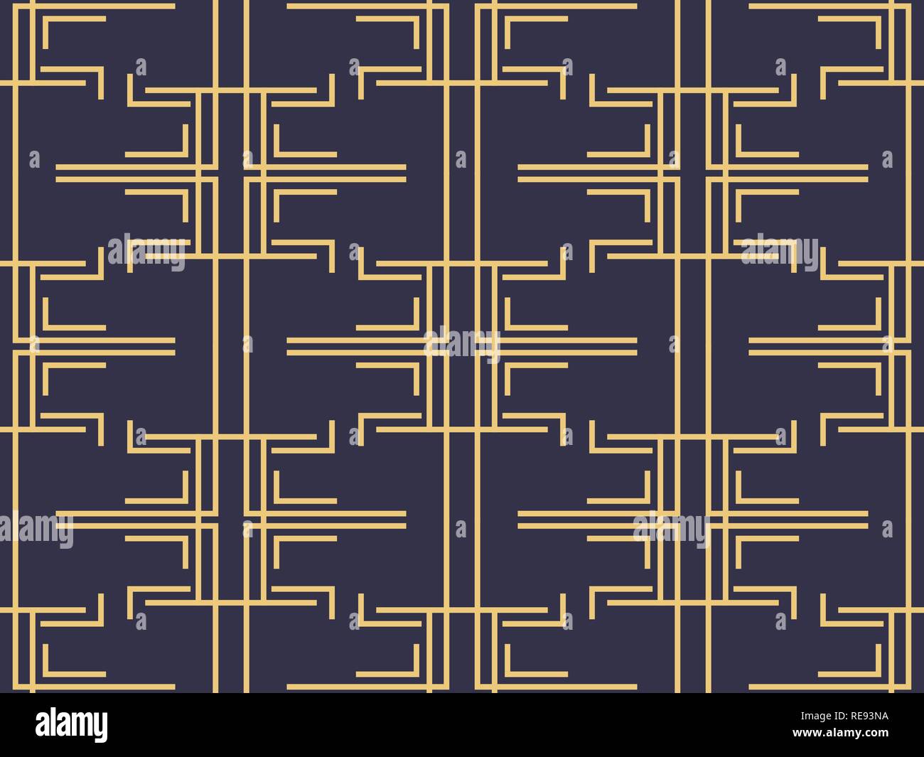 Art deco seamless pattern. Background with a pattern of lines, style ...