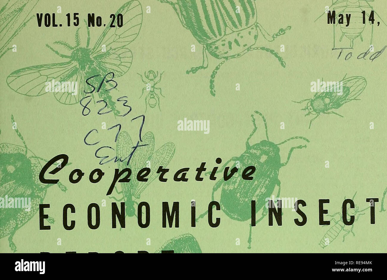 . Cooperative economic insect report. Beneficial insects; Insect pests ...