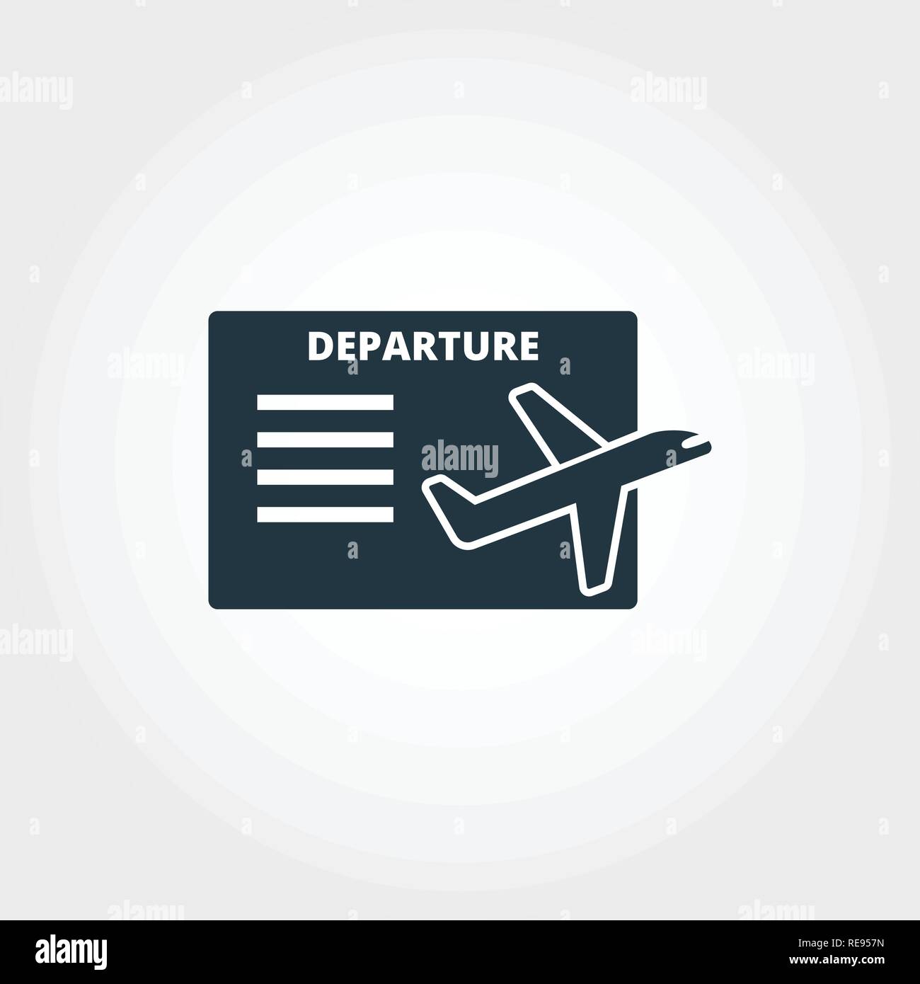Departure symbol Stock Vector Images - Alamy