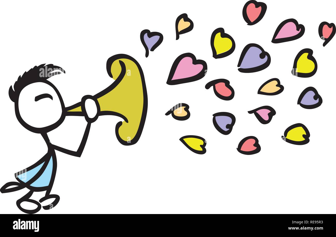 Man making sweet Stock Vector Images - Alamy