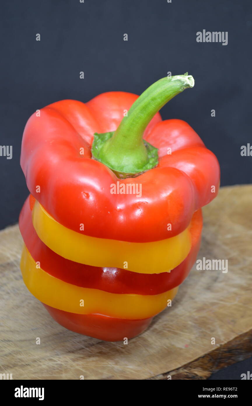 pepperoni paprika vegetables food for vegetarian Stock Photo - Alamy