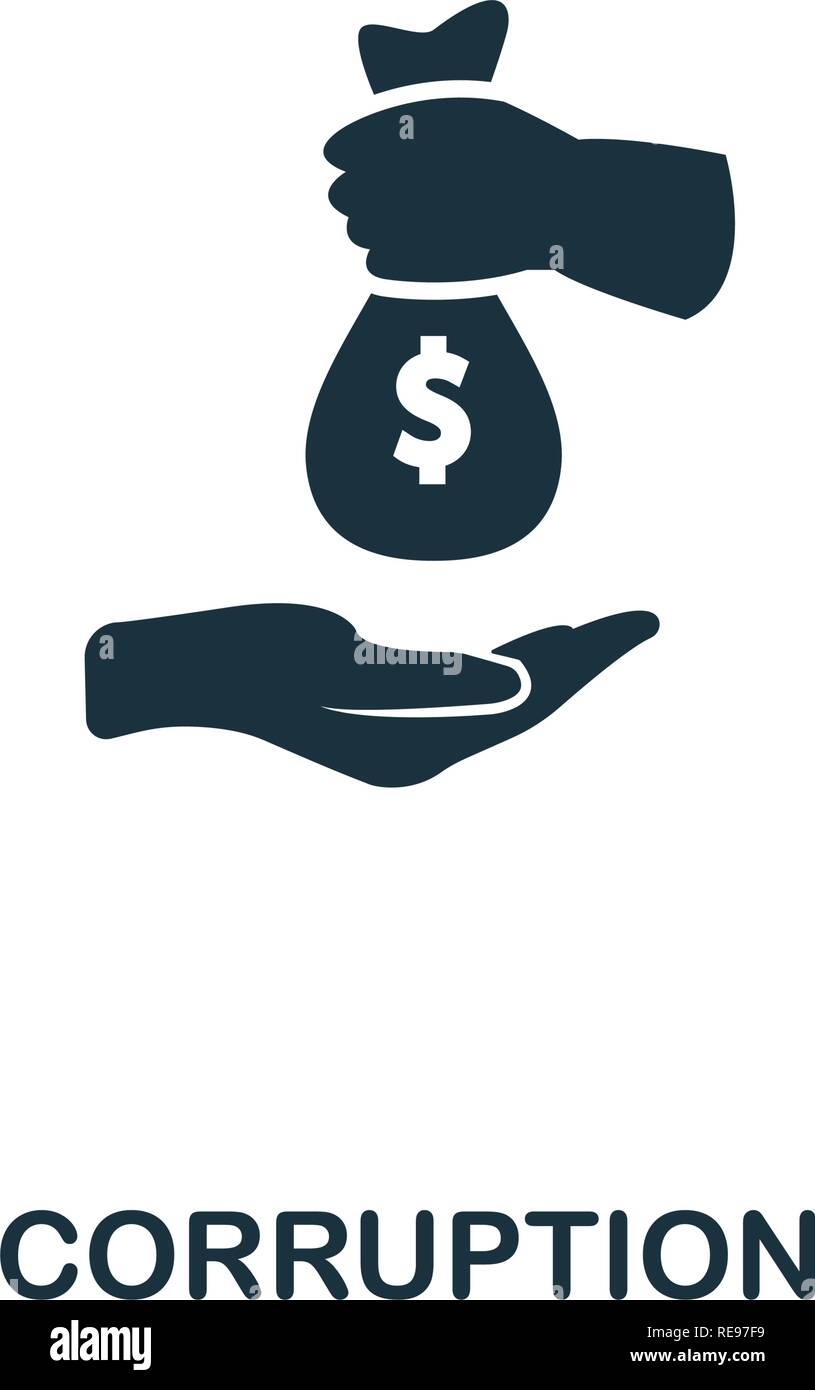 Corruption icon. Premium style design from corruption icon collection ...