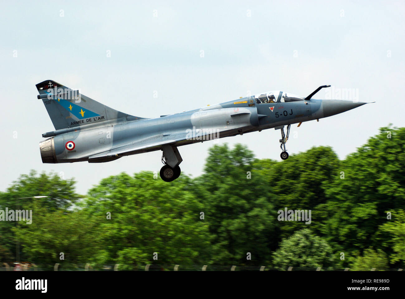 French Air Force Armee De L'Air Dassault Mirage 2000C jet fighter plane ...