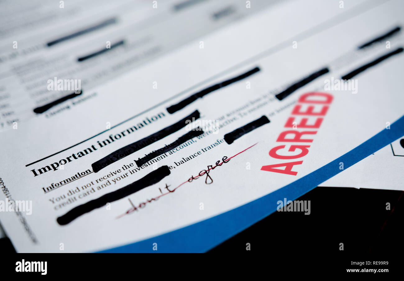 Voidable contract hi-res stock photography and images - Alamy