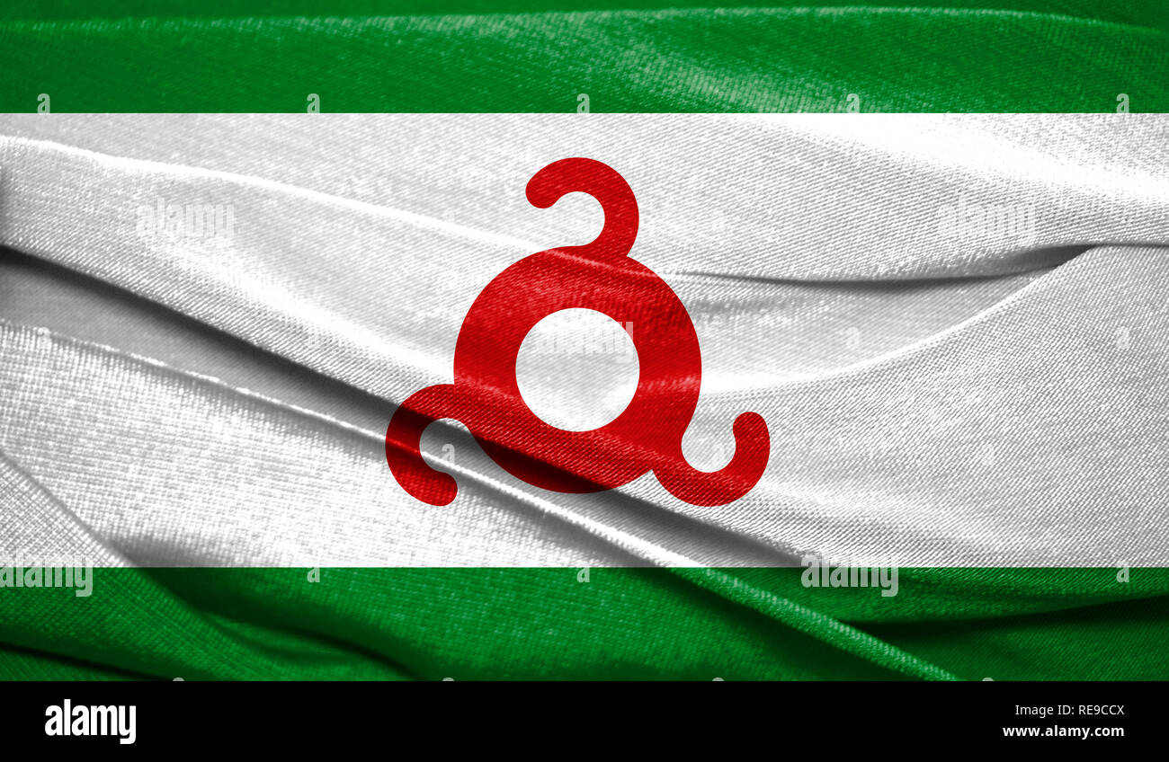 Ingushetia flag hi-res stock photography and images - Alamy