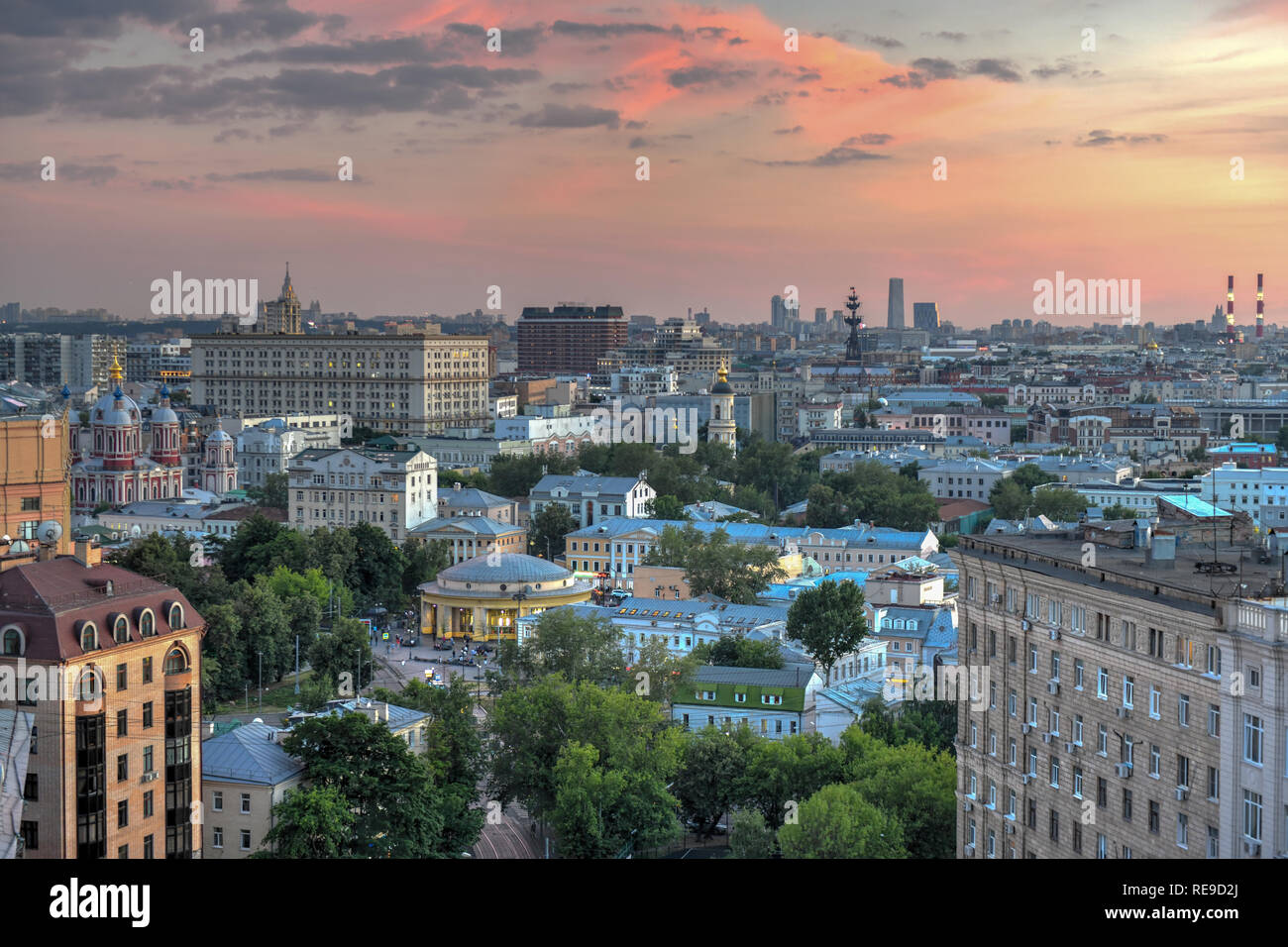 Moscow skyline hi-res stock photography and images - Alamy