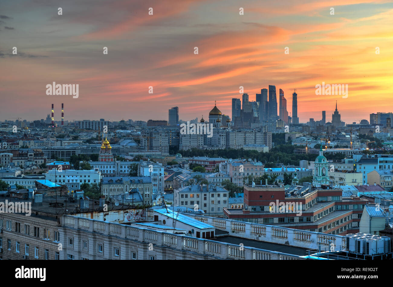 Moscow skyline hi-res stock photography and images - Alamy