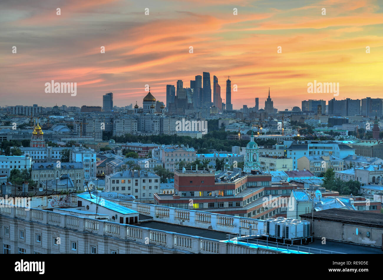 Moscow skyline hi-res stock photography and images - Alamy