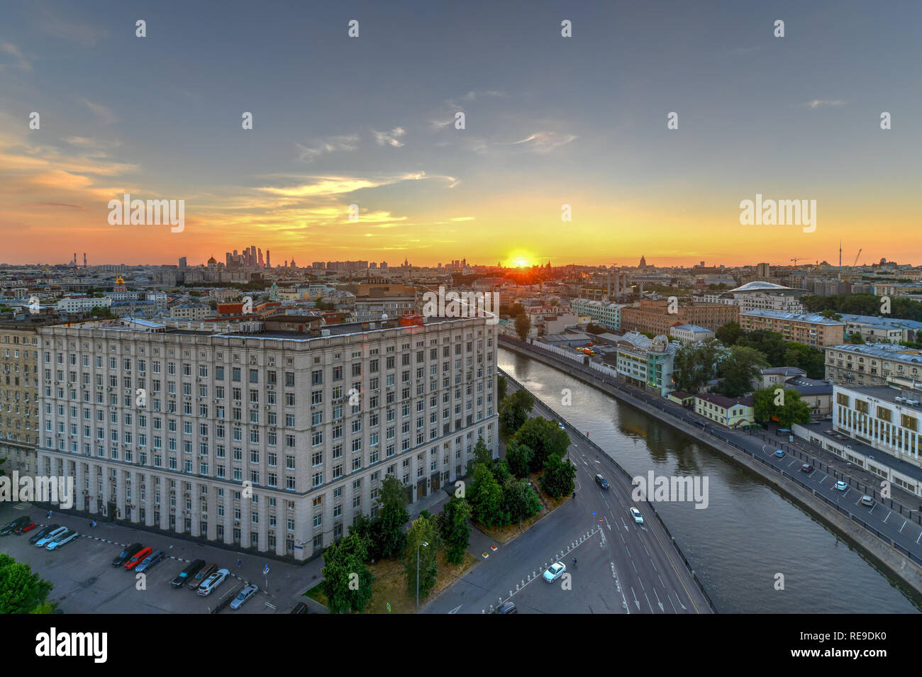 Sunset in russia hi-res stock photography and images - Alamy