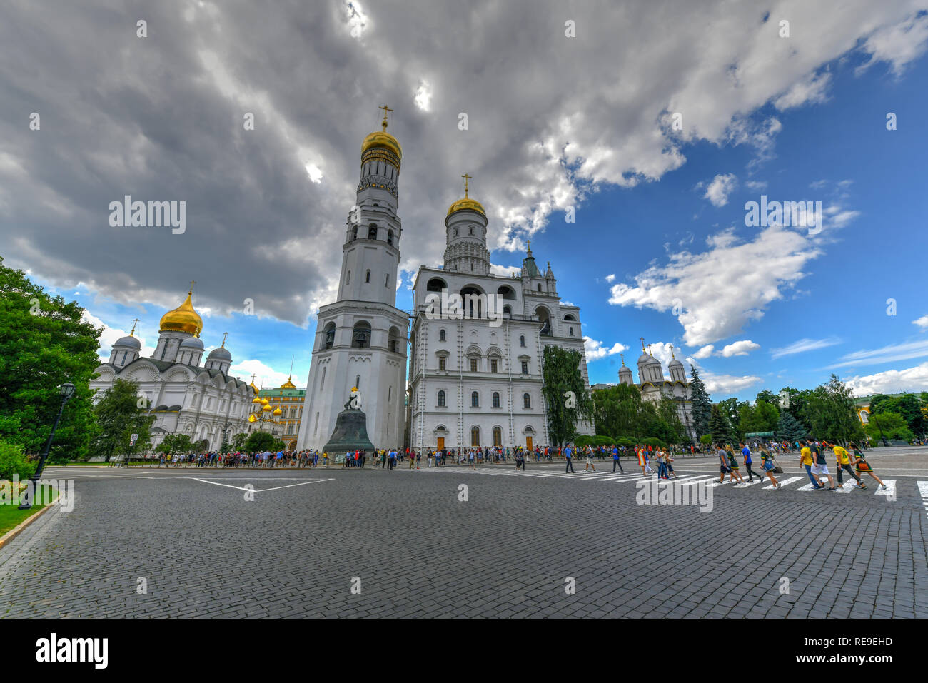 Ivan the Great Bell Tower in Moscow Kremlin, Russia Stock Photo - Alamy