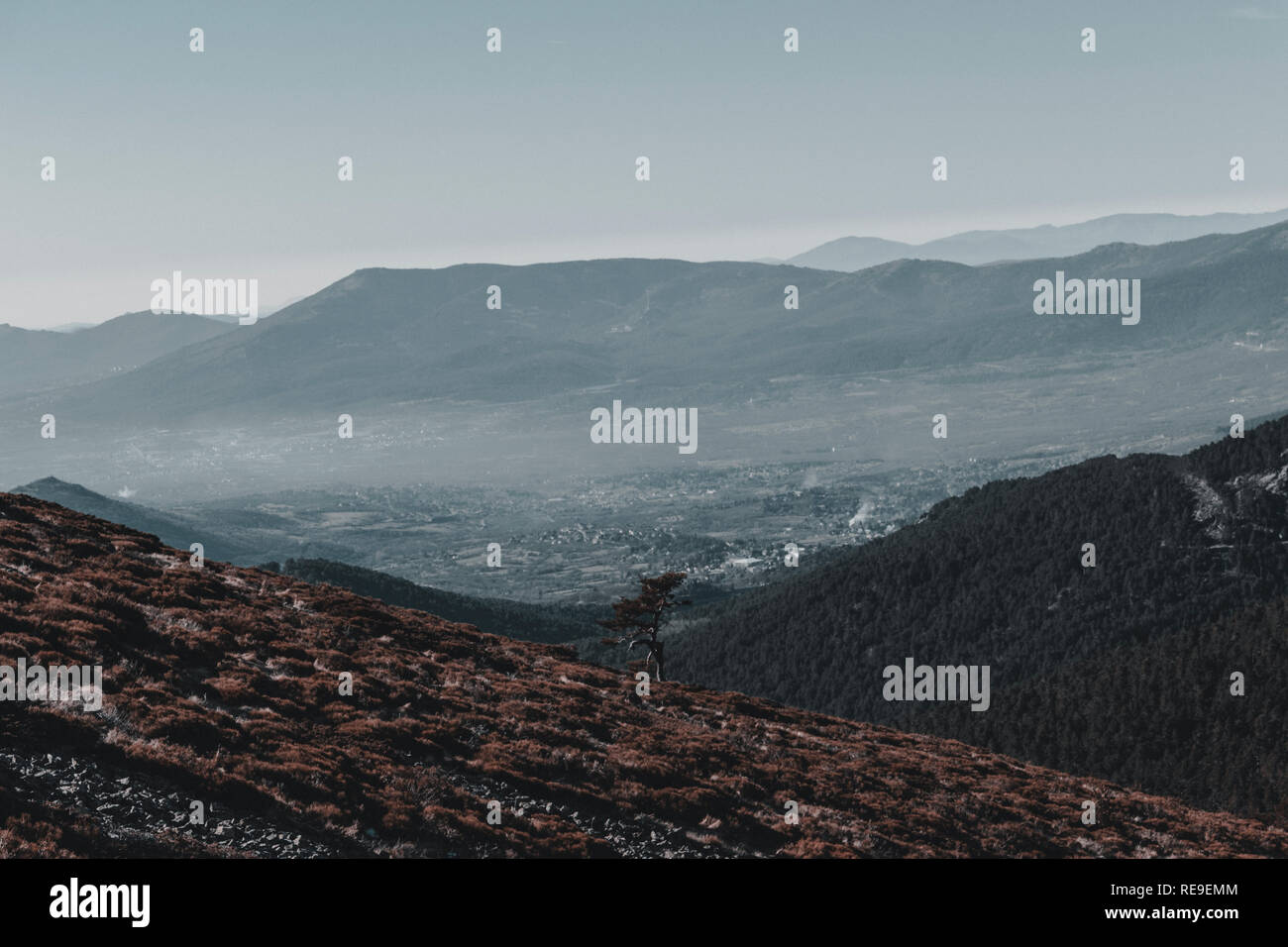 High mountain landscape Stock Photo - Alamy