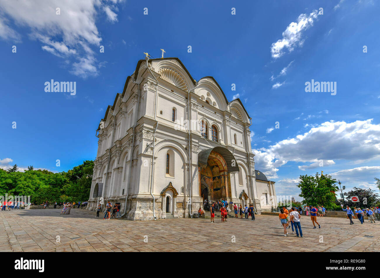 Moscow, Russia - June 27, 2018: The Cathedral of Archangel Michael ...