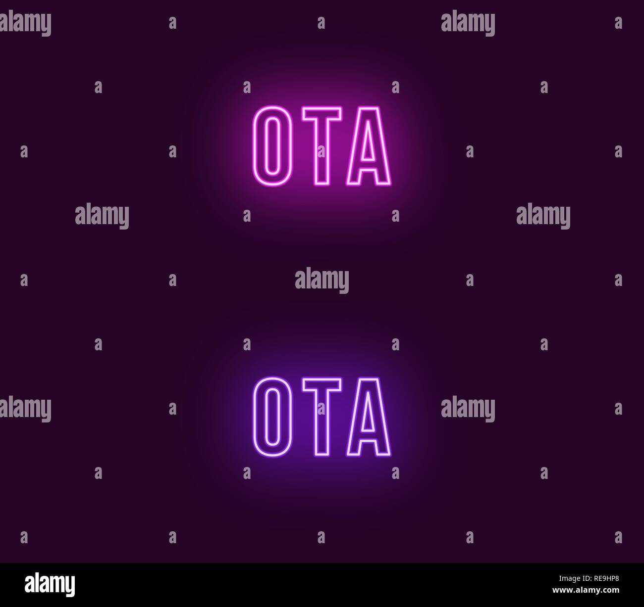 Ota letter Stock Vector Images - Alamy
