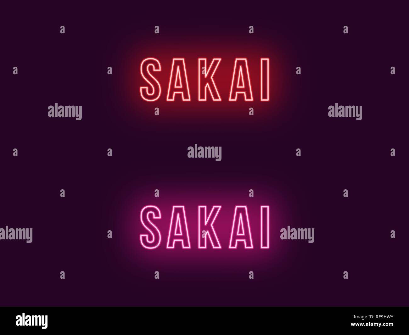 Sakai Stock Vector Images - Alamy