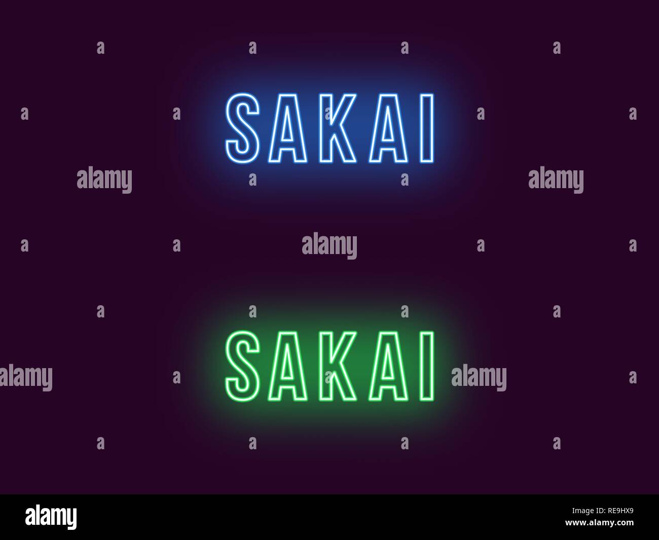 Sakai Stock Vector Images - Alamy