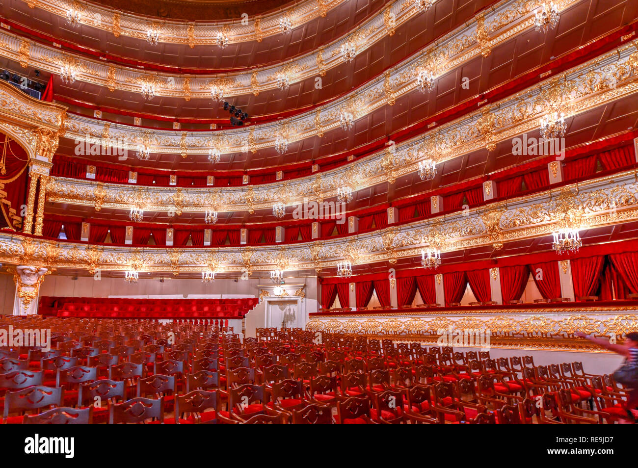 Moscow, Russia - June 27, 2018: The Bolshoi Theater, a historic theater ...