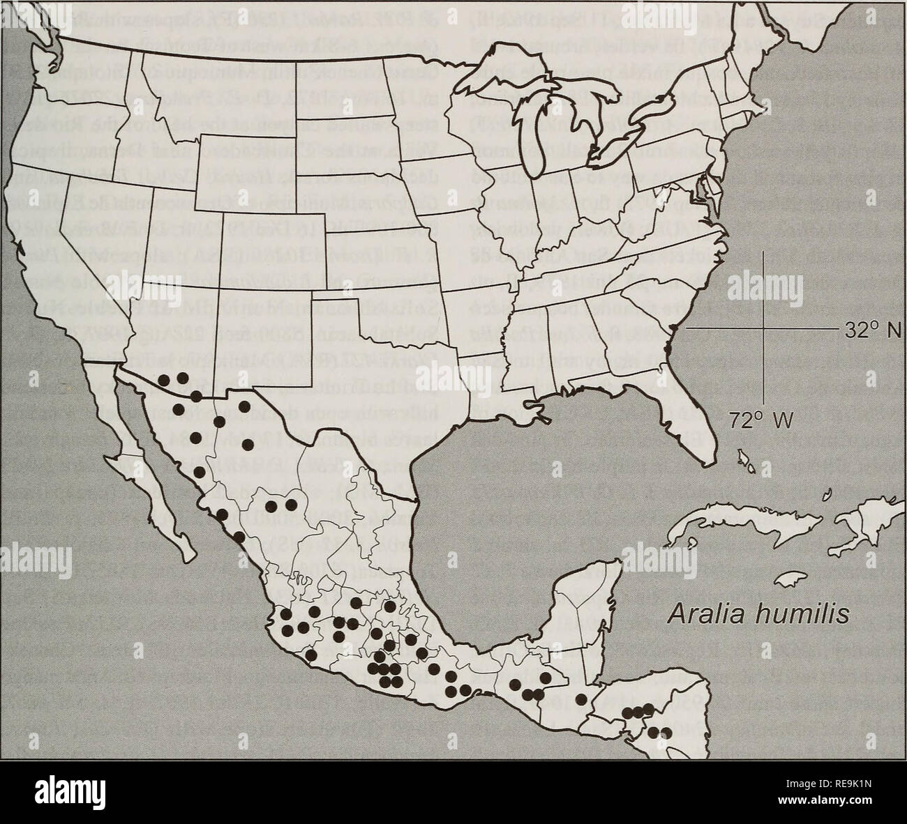 Webster map of the united states hi-res stock photography and images ...