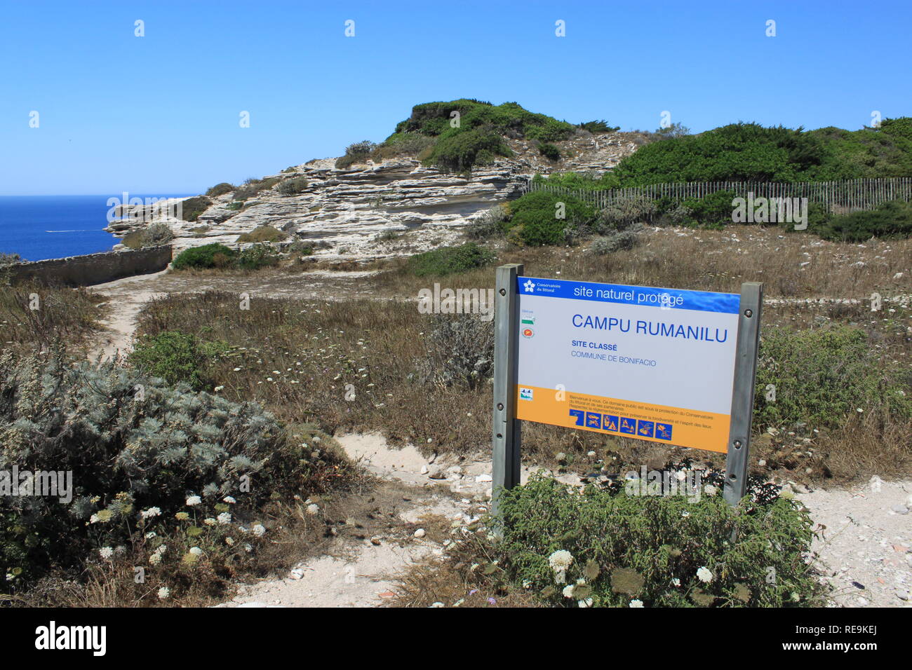 Bonifacio Strait Nature Reserve Stock Photo - Alamy