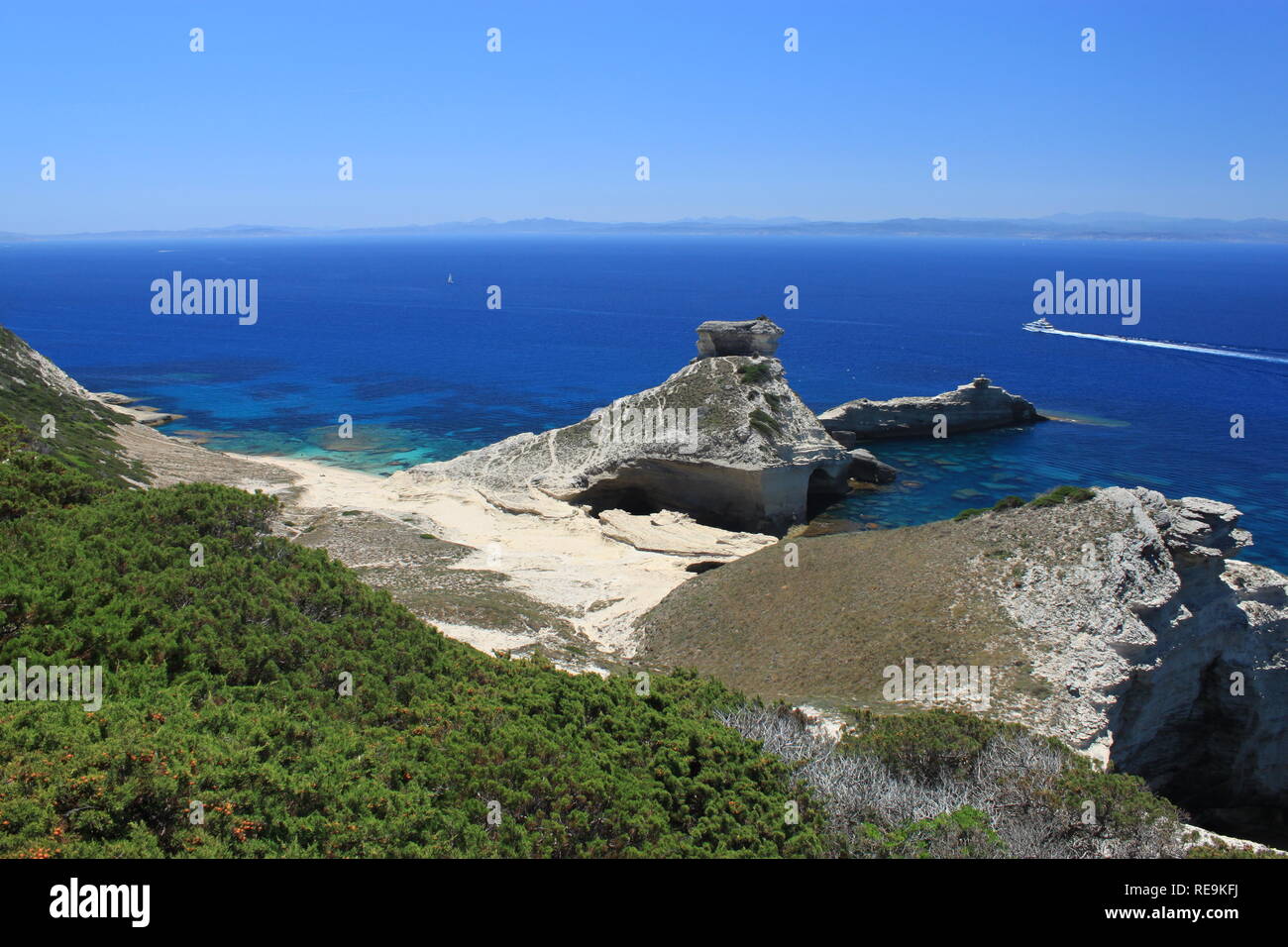 Bonifacio Strait Nature Reserve Stock Photo - Alamy