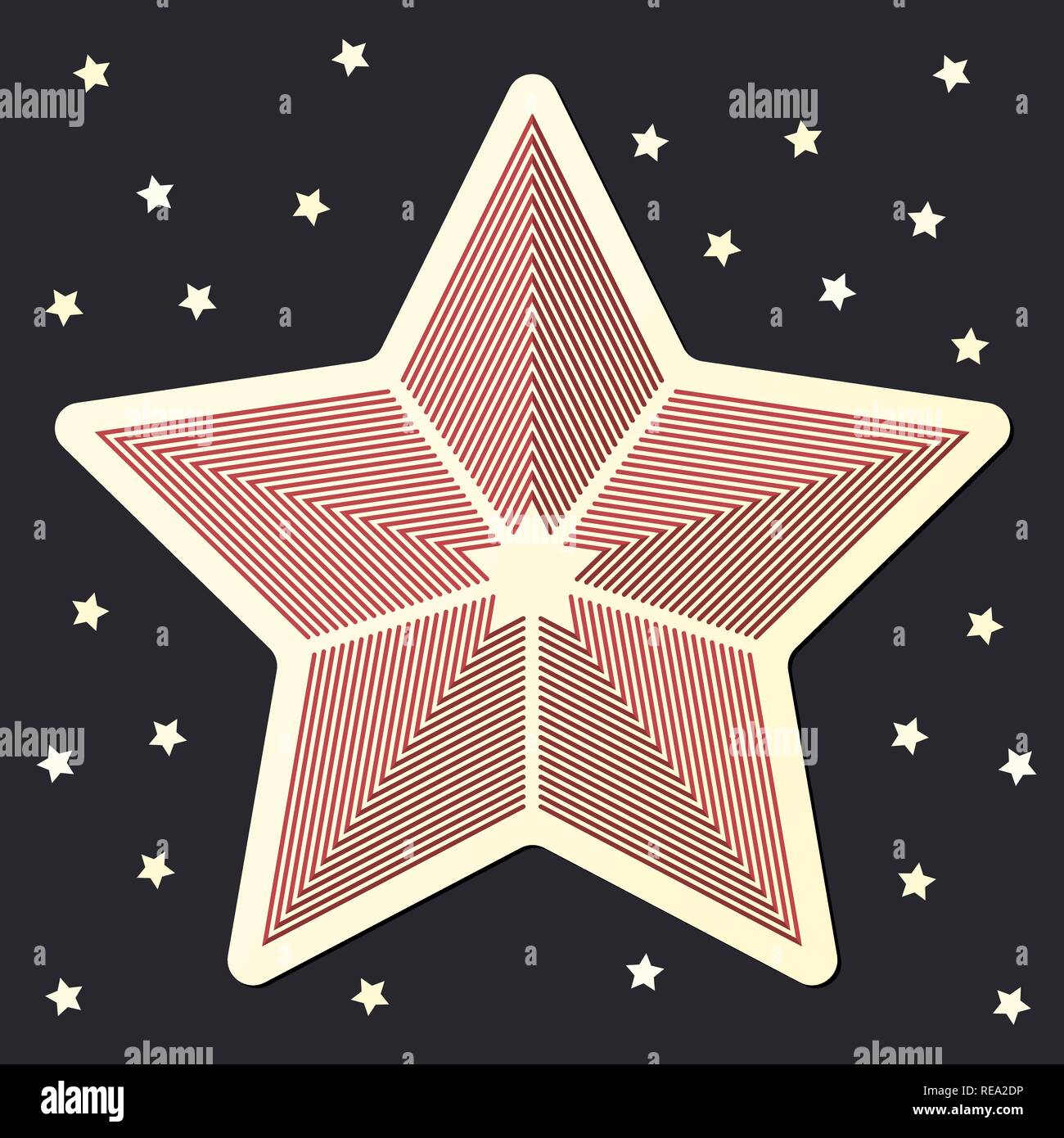 Dark red color outline hi-res stock photography and images - Alamy