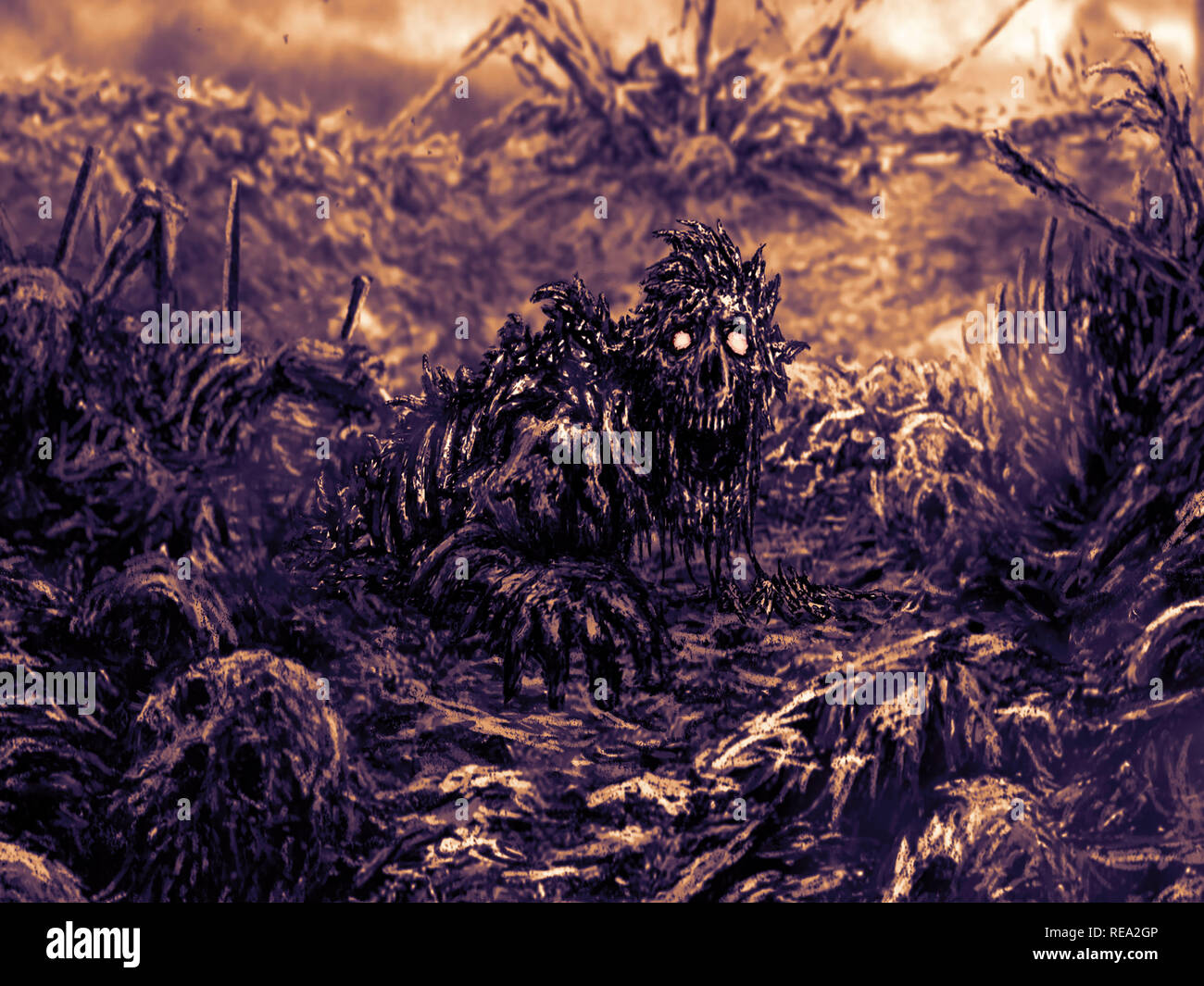 Zombie profile hi-res stock photography and images - Alamy