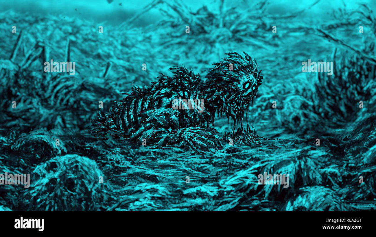 Zombie profile hi-res stock photography and images - Alamy