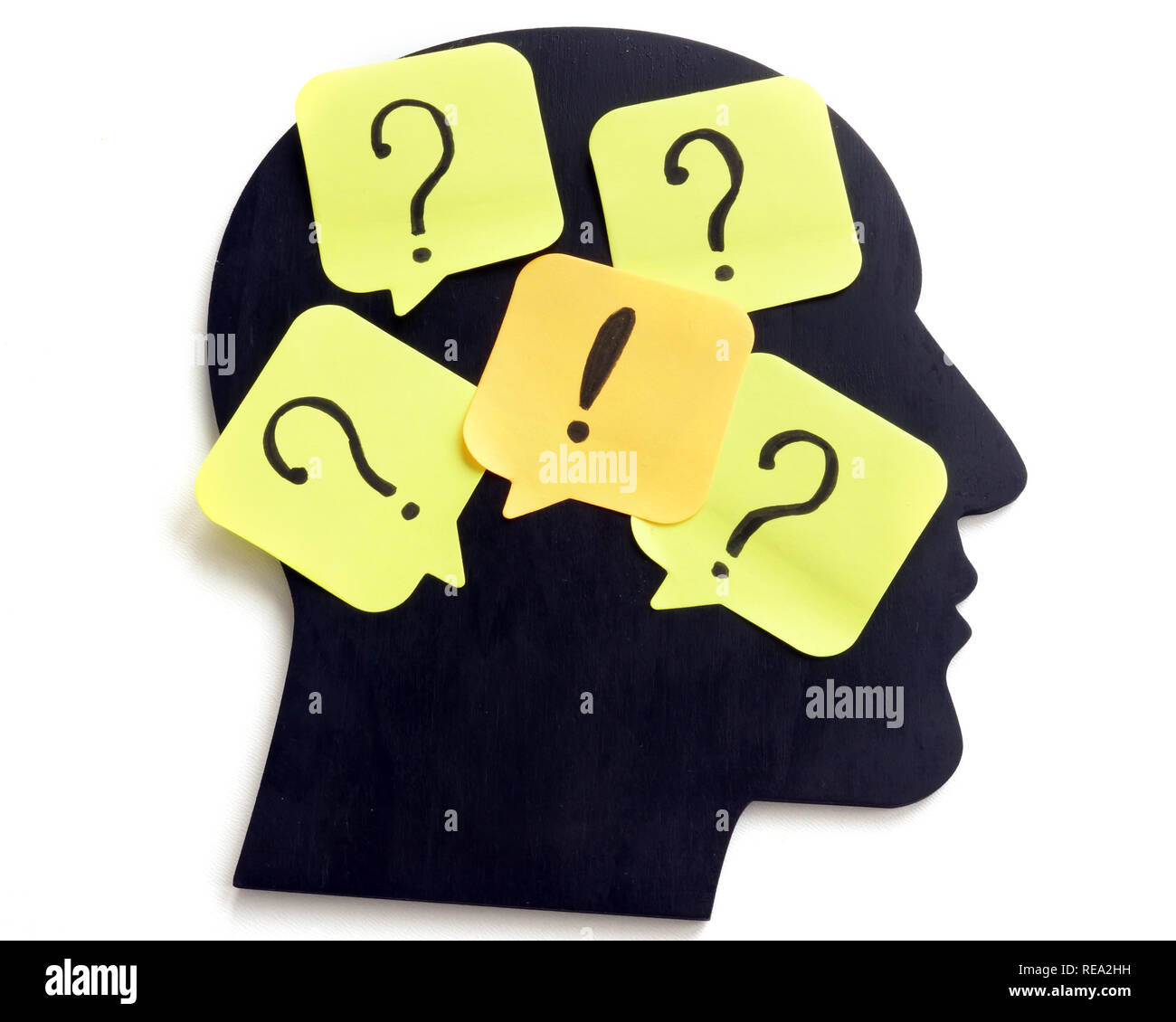 Question mark brain hi-res stock photography and images - Alamy