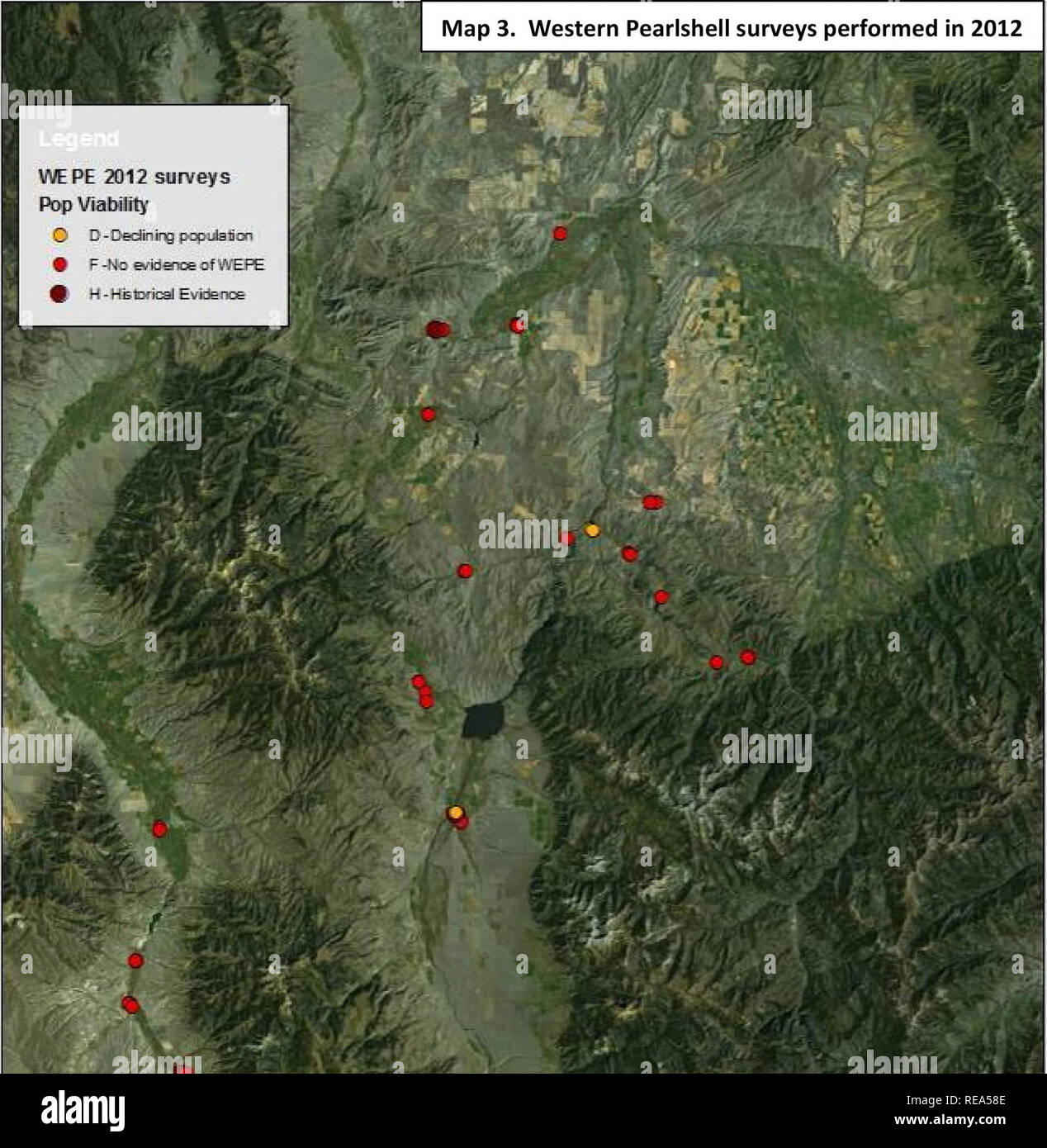Map of cherry creek hi-res stock photography and images - Alamy