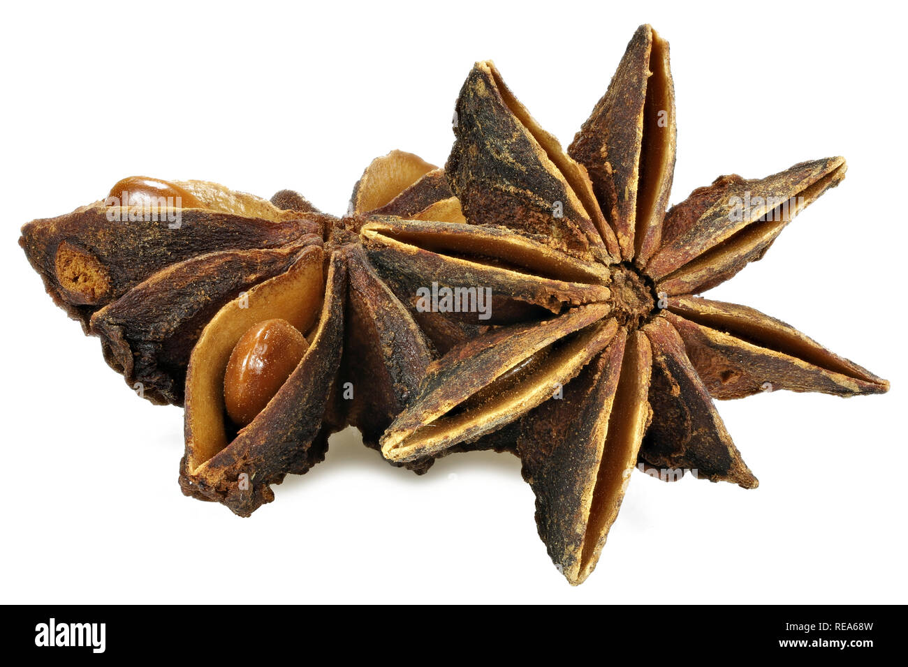 star anise isolated on white background Stock Photo - Alamy