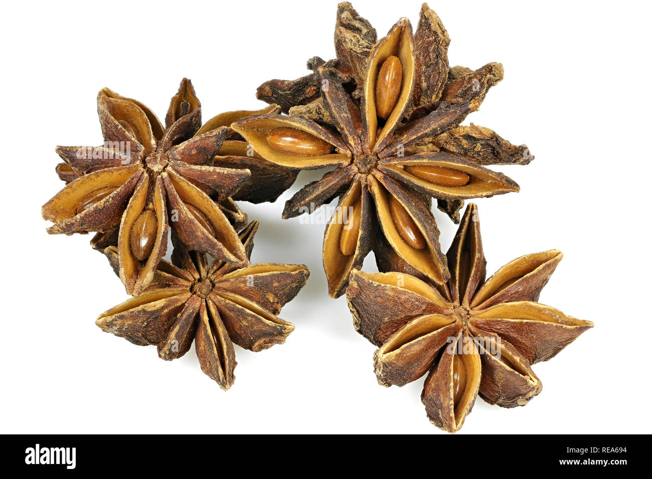 star anise isolated on white background Stock Photo - Alamy