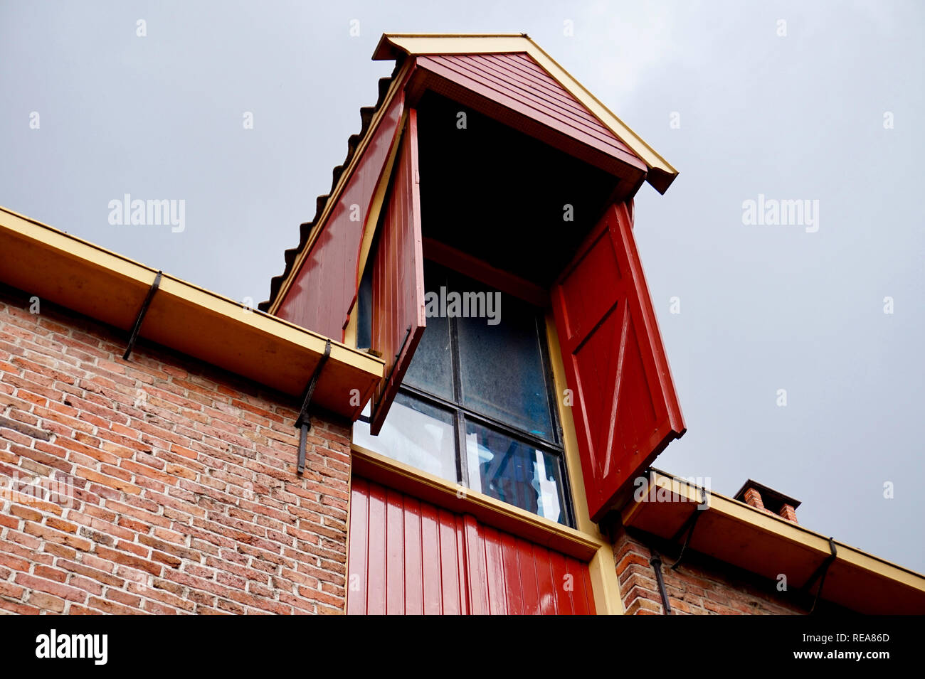 Groningen, The Netherlands: Restored Medieval building gable in Europe ...