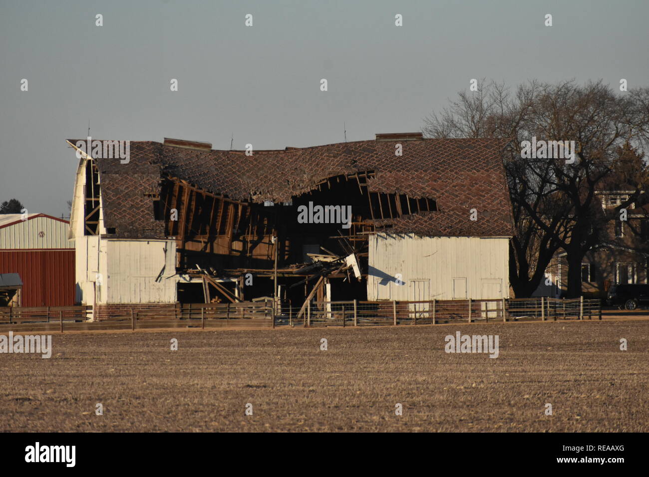 Farm life in the midwest Stock Photo - Alamy