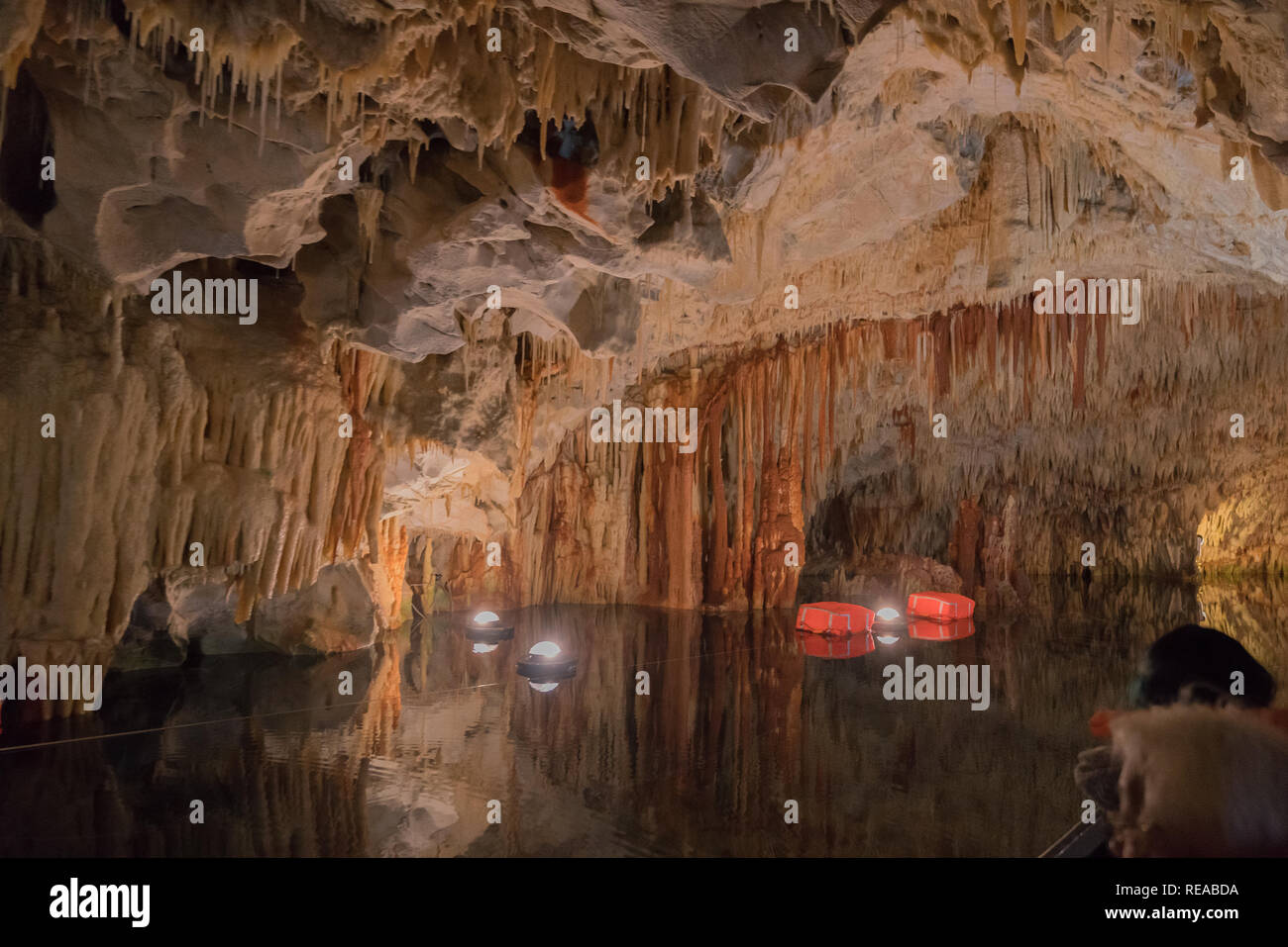 Diros water caves, abandoned in human habitation in 4 BC after an ...