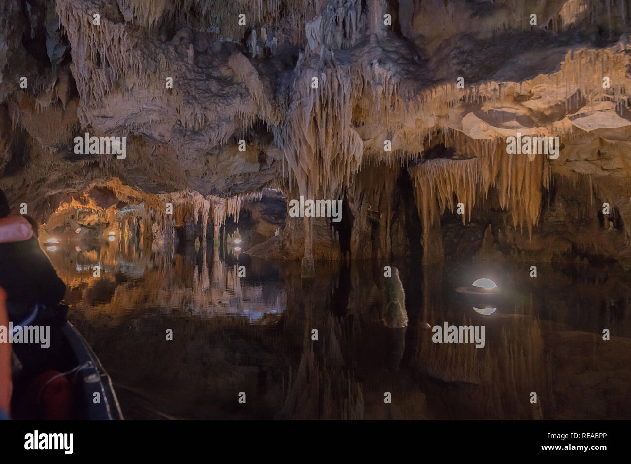 Diros water caves, abandoned in human habitation in 4 BC after an ...