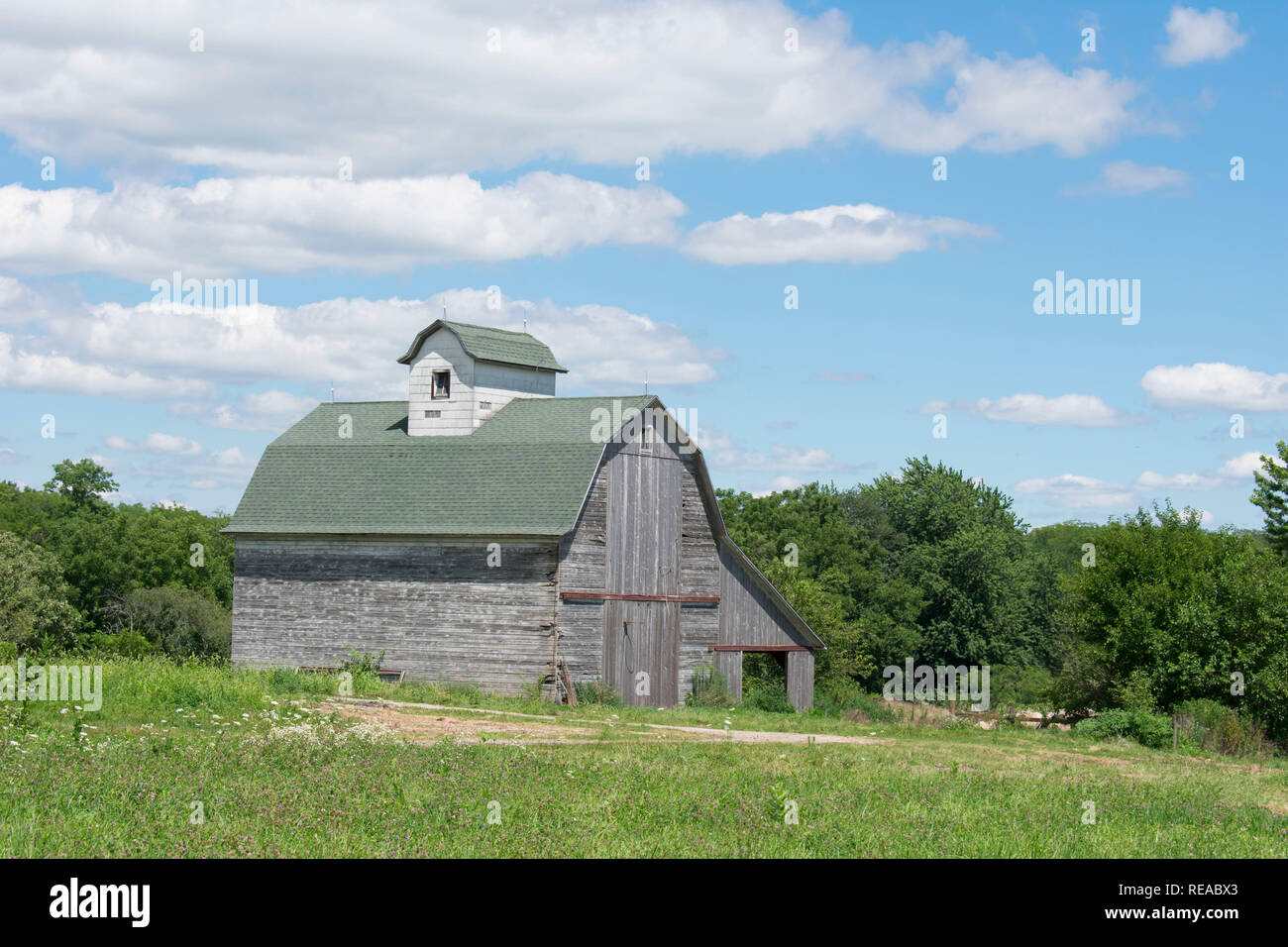 Farm life in the midwest Stock Photo - Alamy