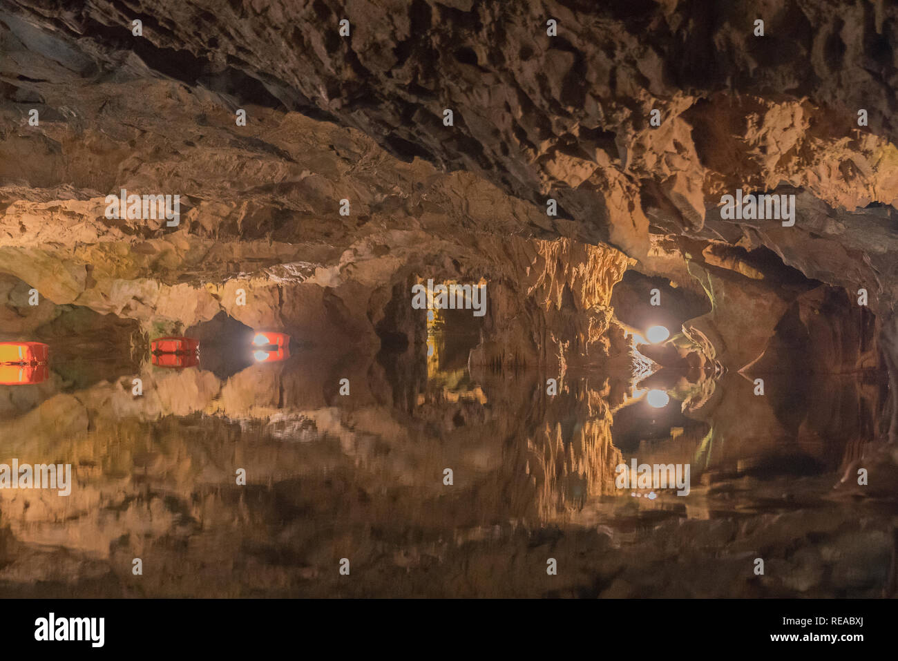 Diros water caves, abandoned in human habitation in 4 BC after an ...