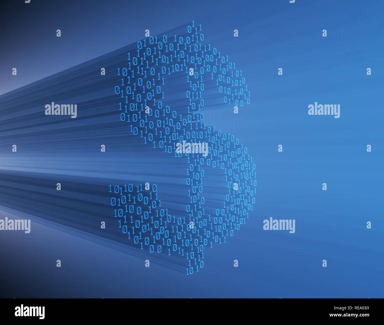 Network Digital Binary Technology Programming And Network Code Data