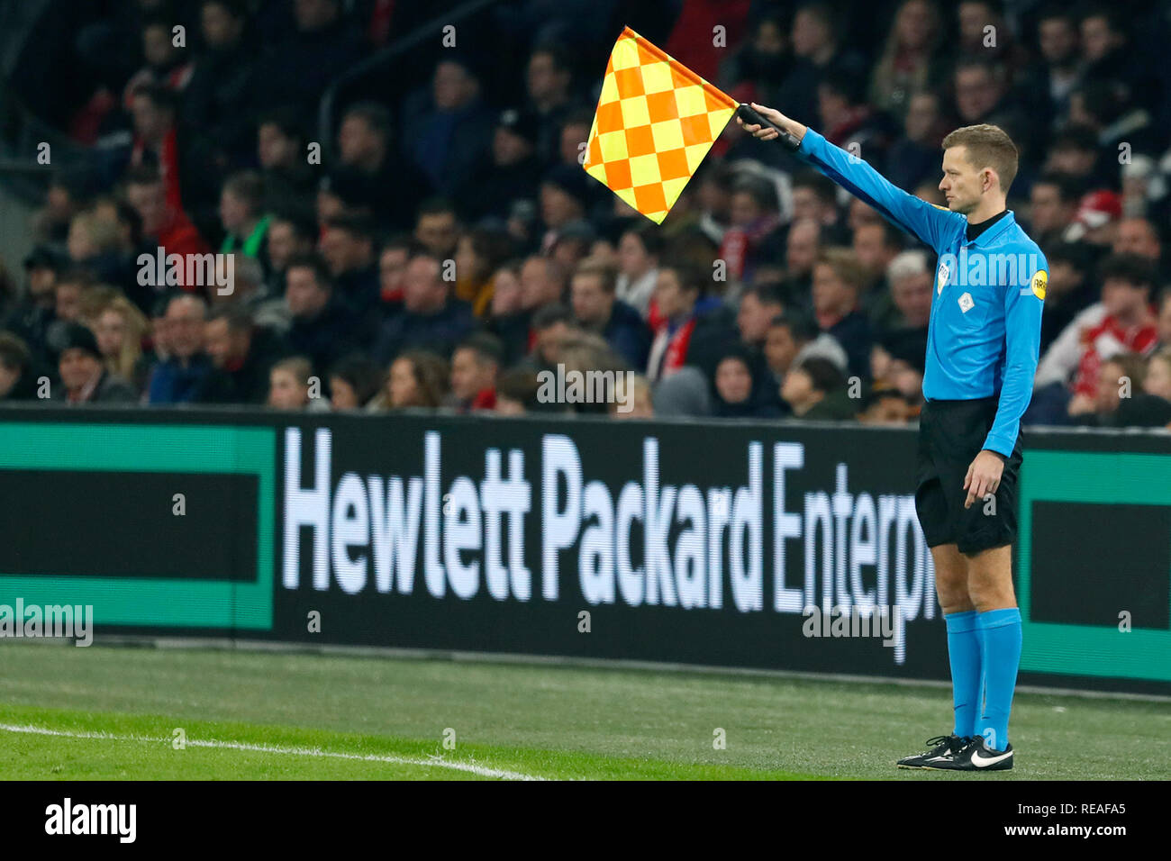 AMSTERDAM, 20-01-2019 Stadium Johan Cruyff Arena football, Dutch ...