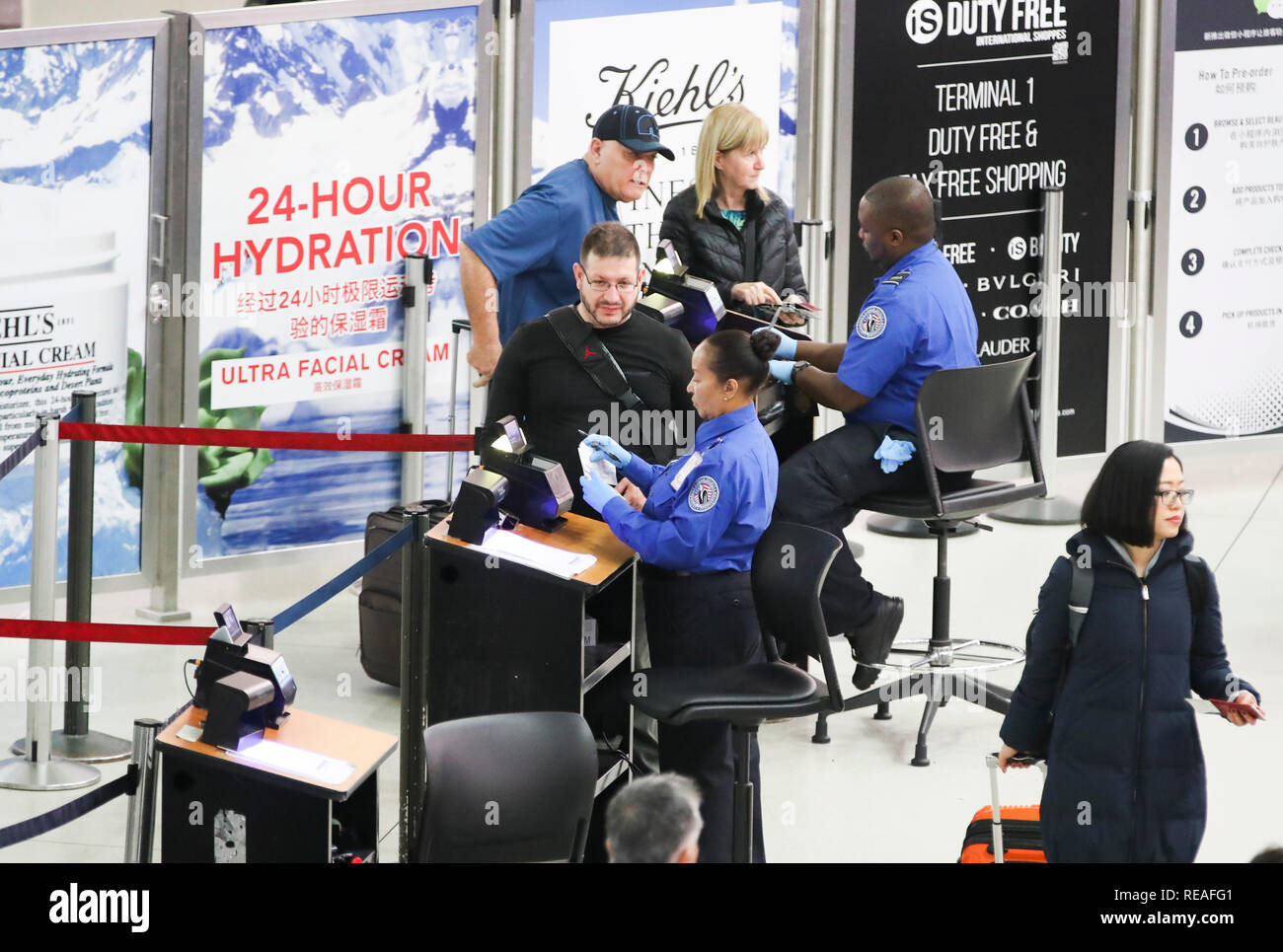 John f kennedy airport security hi-res stock photography and images - Alamy