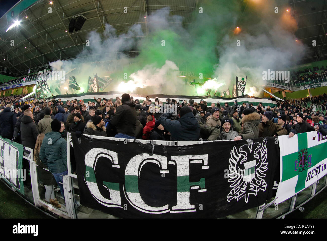 Fc groningen fans heracles hi-res stock photography and images - Alamy