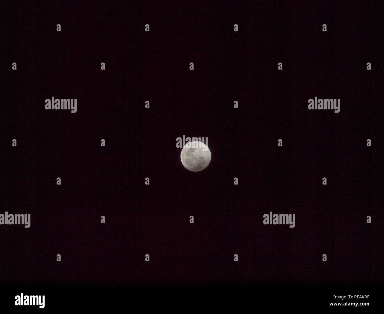 Moon over new jersey during eclipse hi-res stock photography and images ...