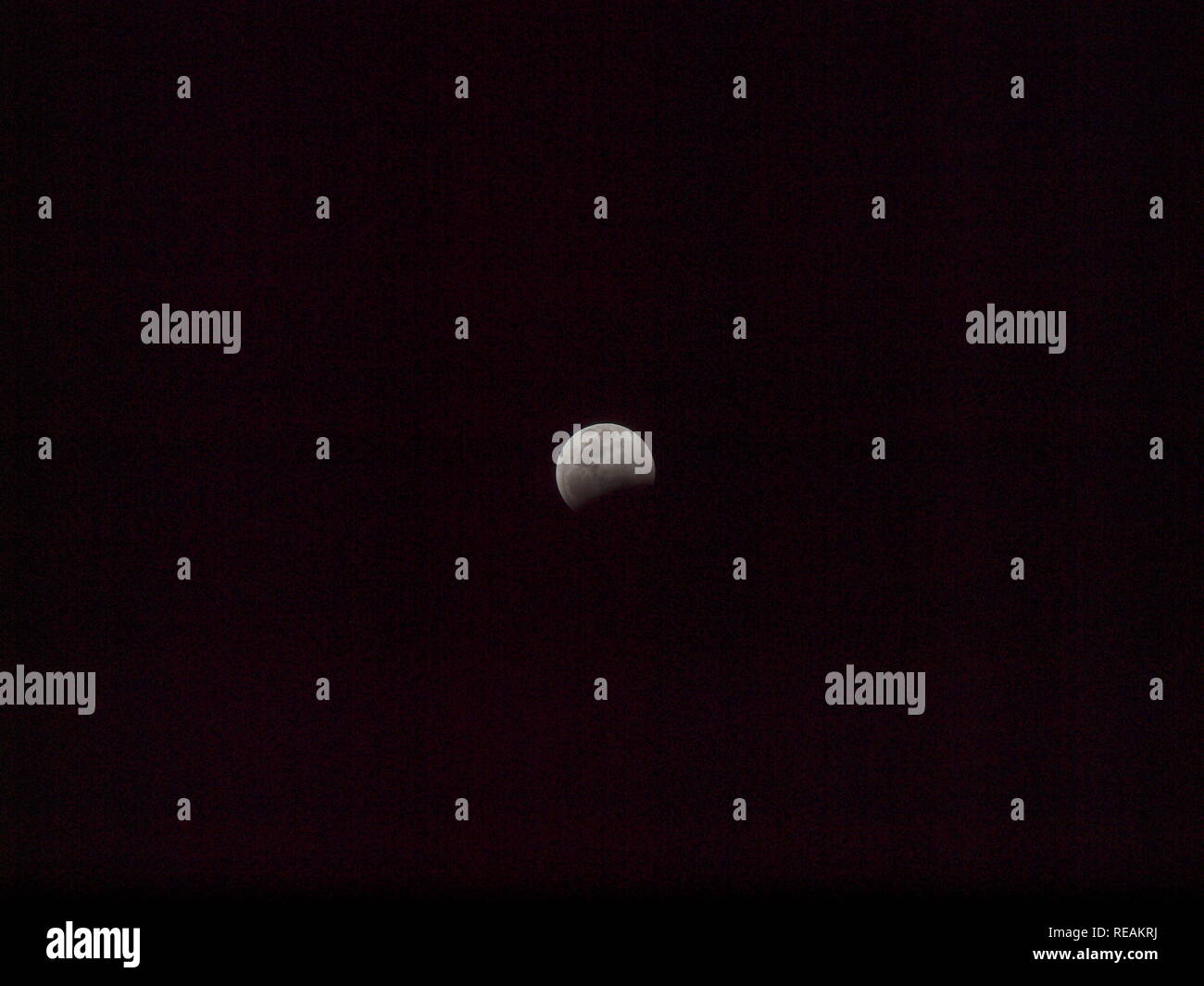 Moon over new jersey during eclipse hi-res stock photography and images ...