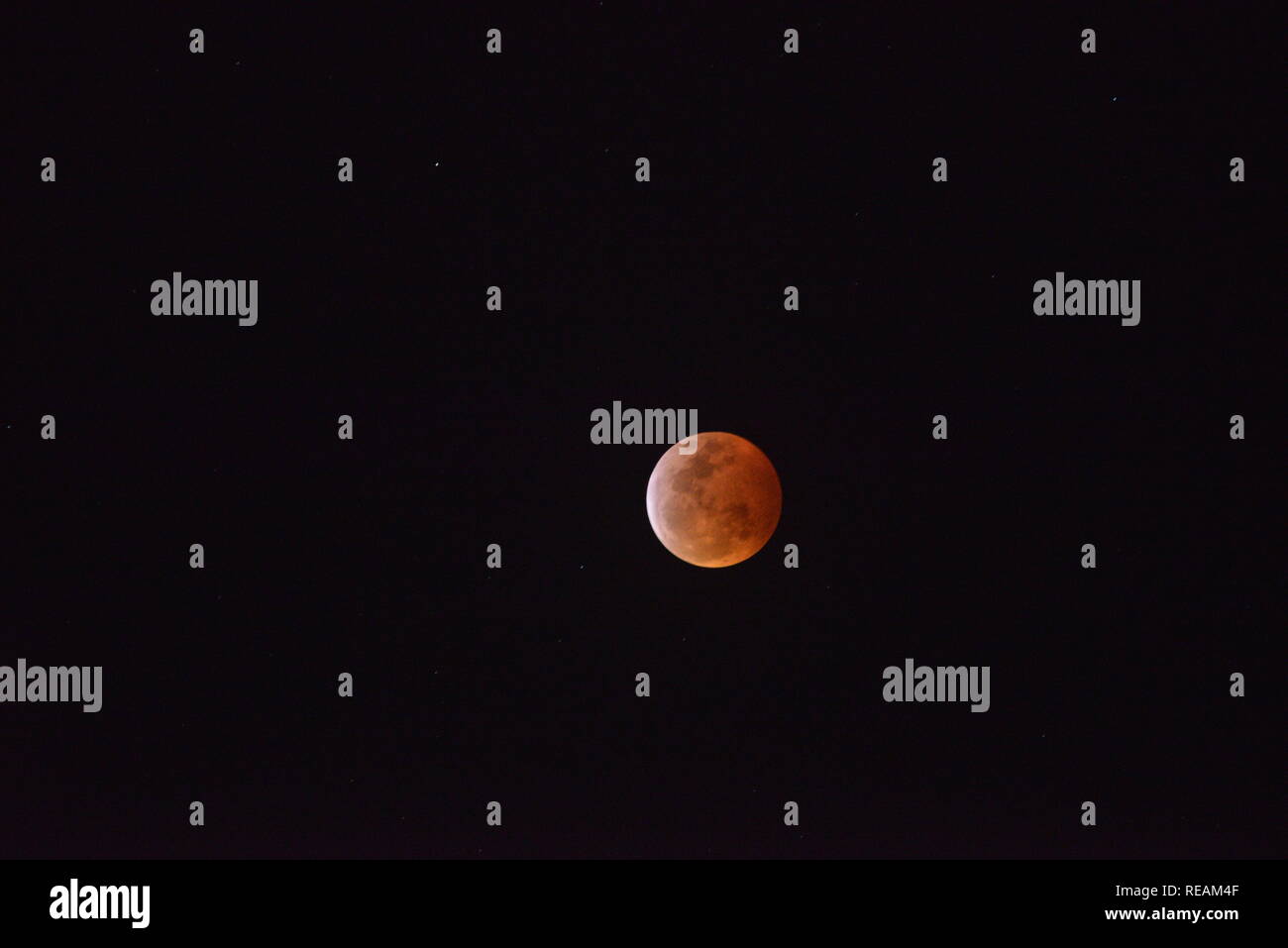 2019 Lunar Eclipse America High Resolution Stock Photography and Images ...