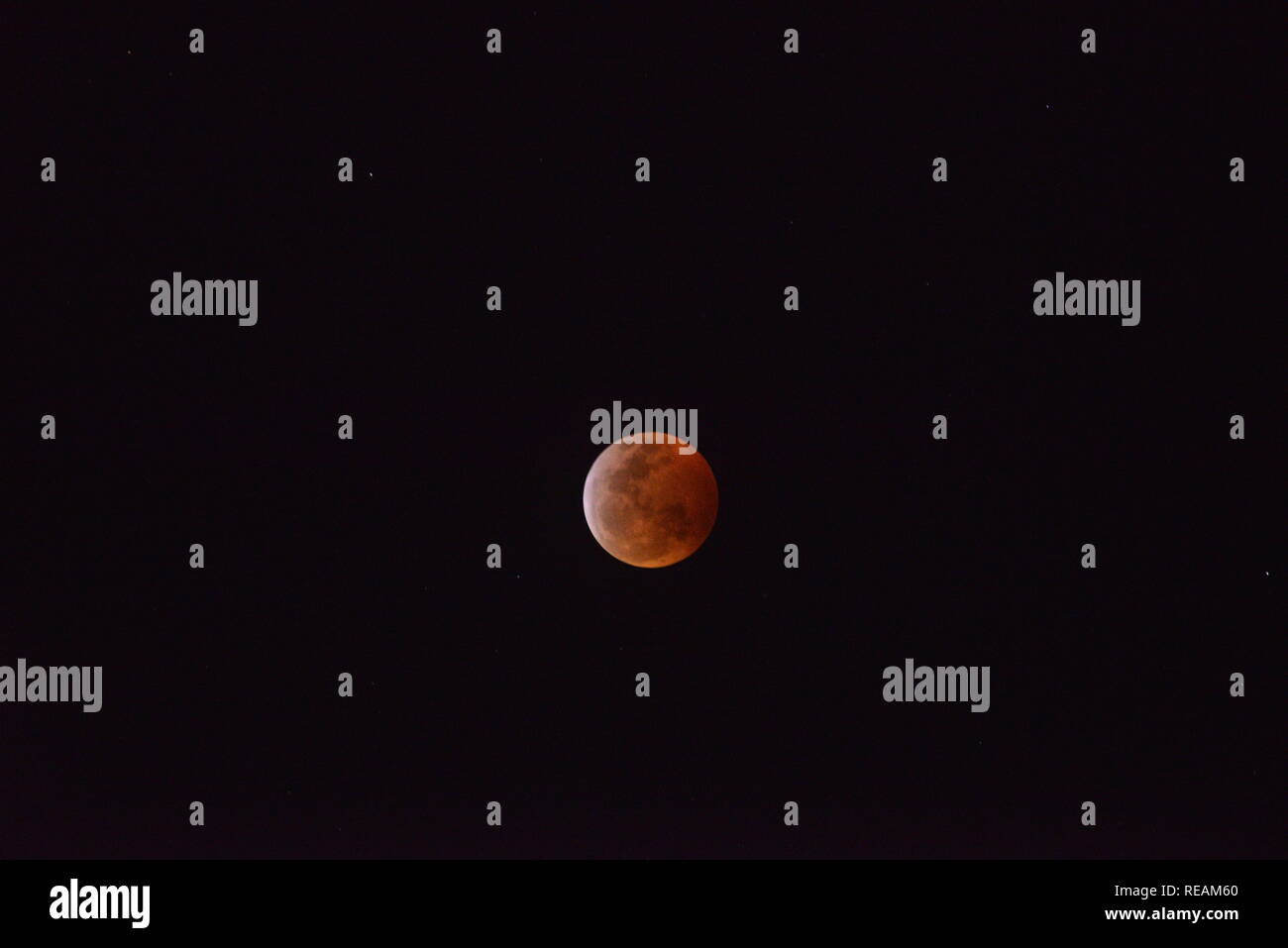 2019 blood moon america hi-res stock photography and images - Alamy