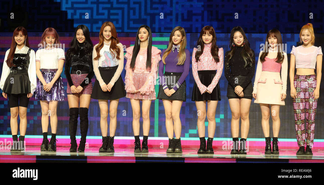 21st Jan, 2019. S. Korean girl group Cherry Bullet South Korean girl ...