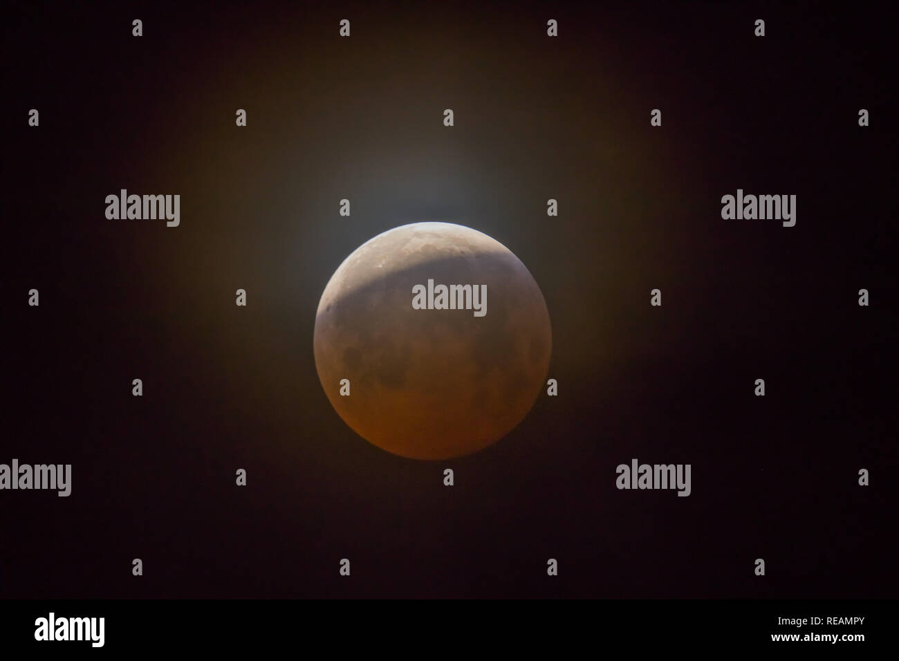 January lunar eclipse hi-res stock photography and images - Alamy