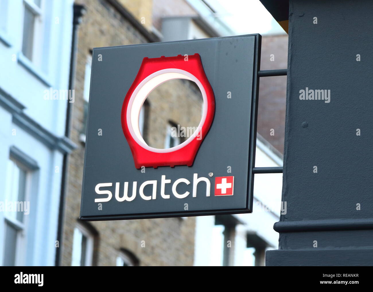Swatch logo hi-res stock photography and images - Alamy