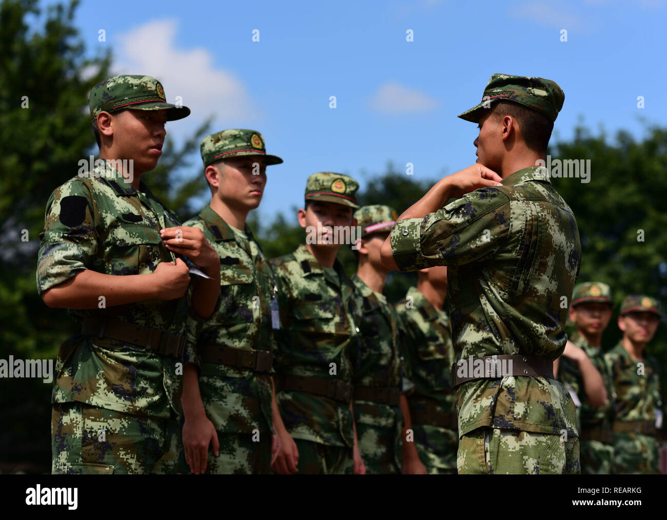 January 21, 2019 - Shenzhen, Shenzhen, China - Shenzhen, CHINA-Soldiers ...