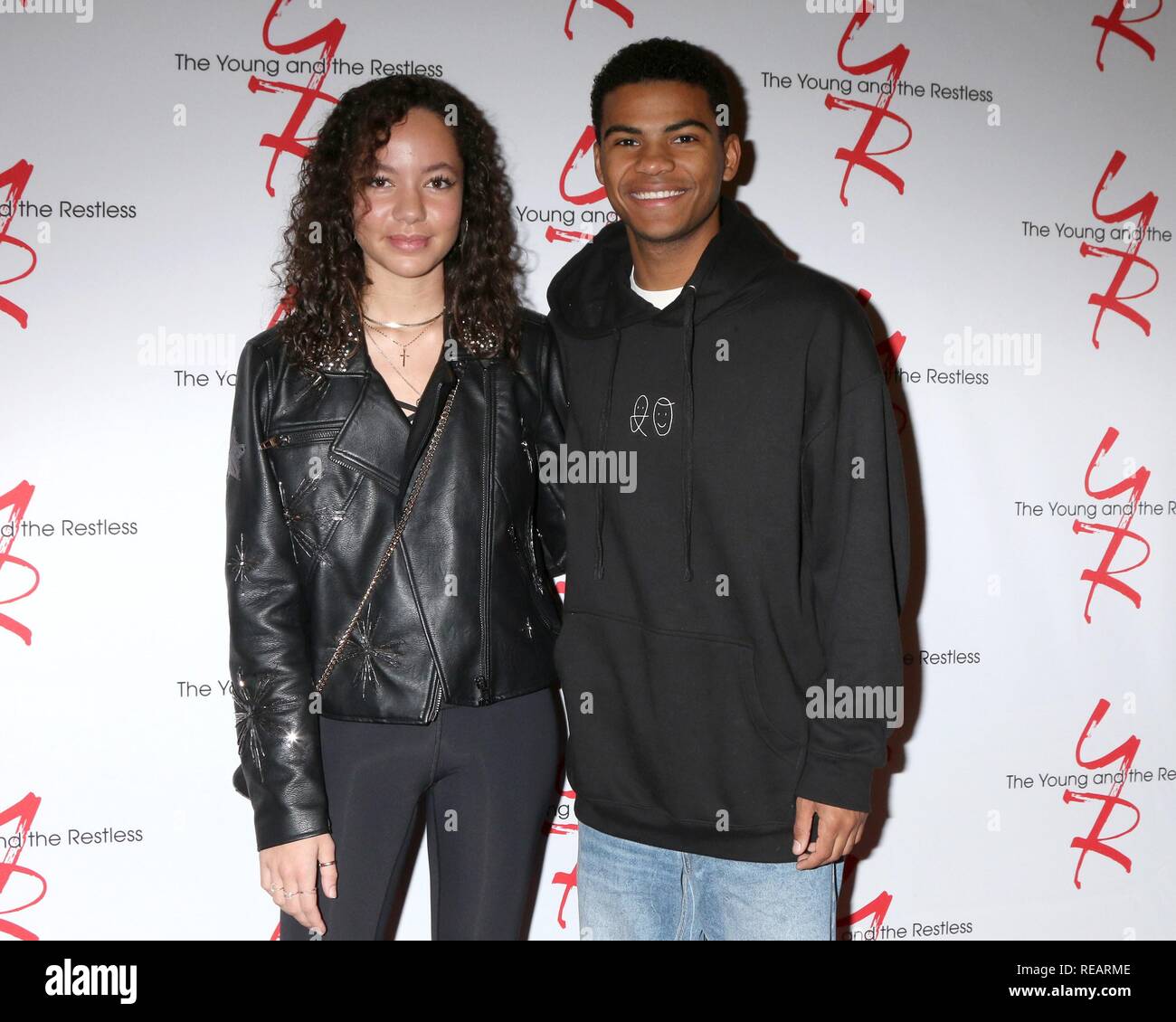 Lexie Stevenson, Noah Alexander Gerry at arrivals for THE YOUNG AND THE ...