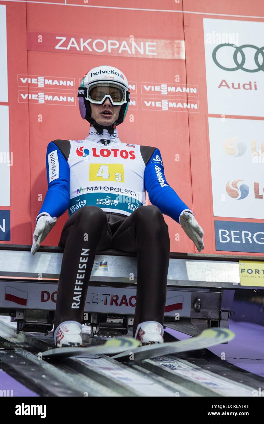 FIS Ski Jumping World Cup on January 19, 2019 in Zakopane, Poland. In ...